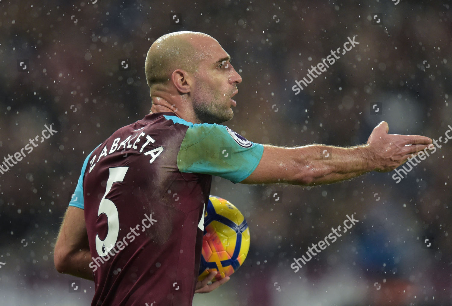 Pablo Zabaleta West Ham United Editorial Stock Photo - Stock Image ...