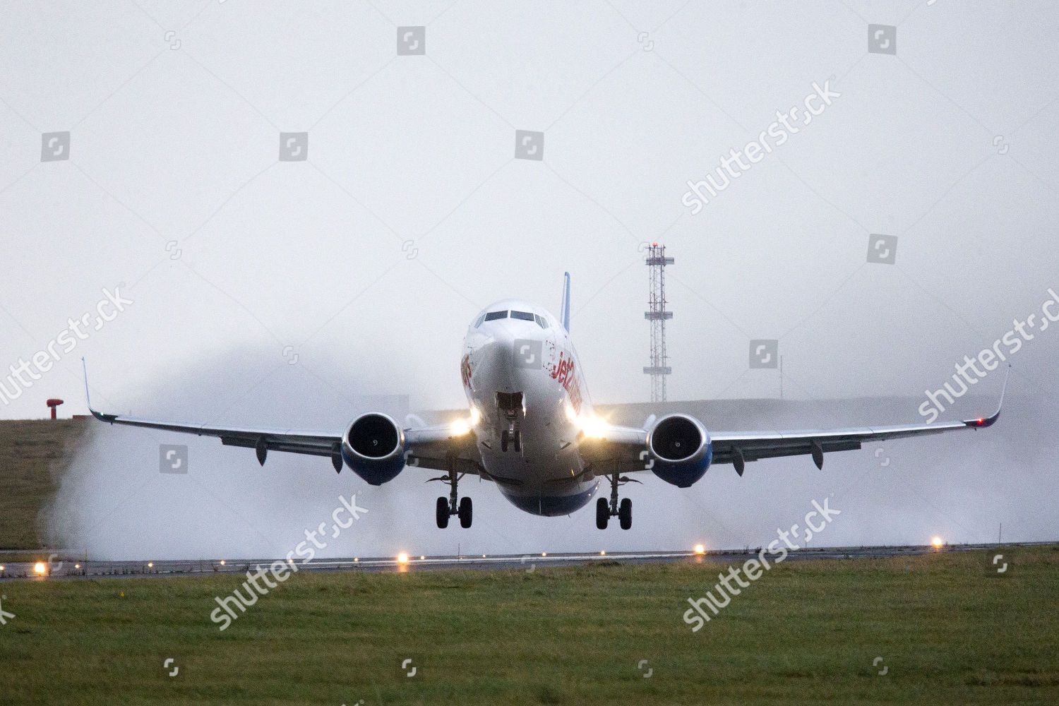 Jet 2 Aircraft Takes Off Strong Editorial Stock Photo - Stock Image ...