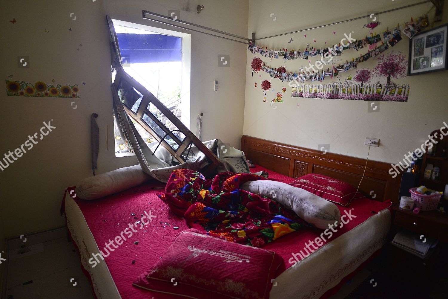 Inside Room House Which Damaged By Editorial Stock Photo - Stock Image ...