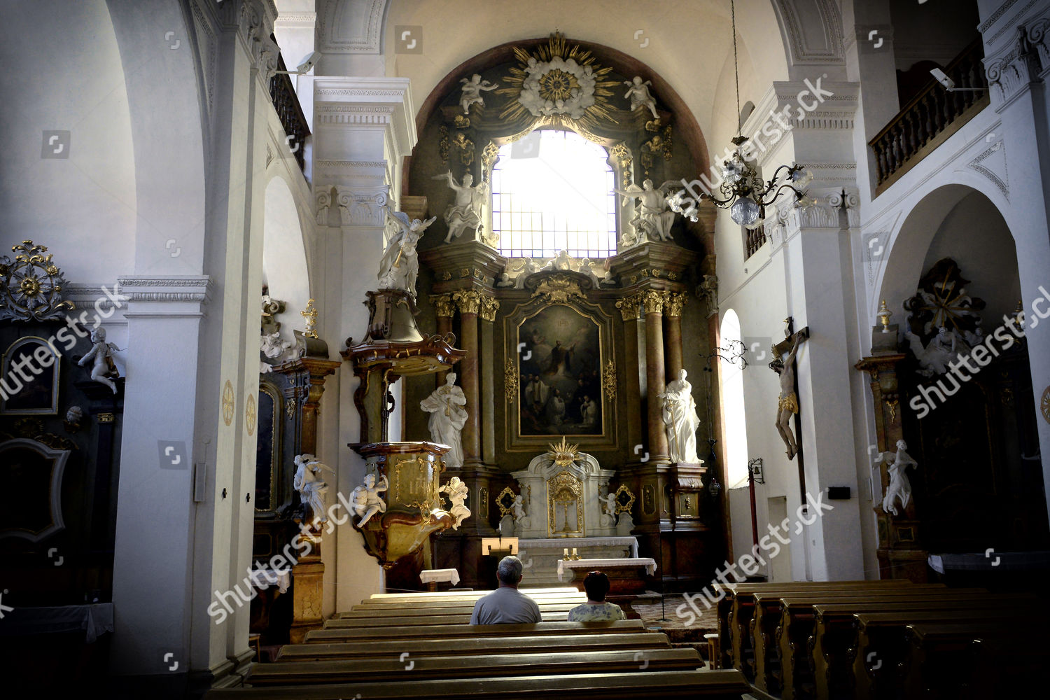 Originally Jesuit Church Telc Founded By Editorial Stock Photo - Stock ...