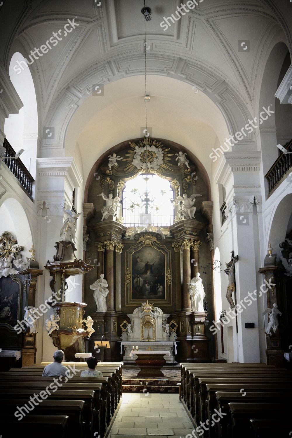 Originally Jesuit Church Telc Founded By Editorial Stock Photo - Stock ...