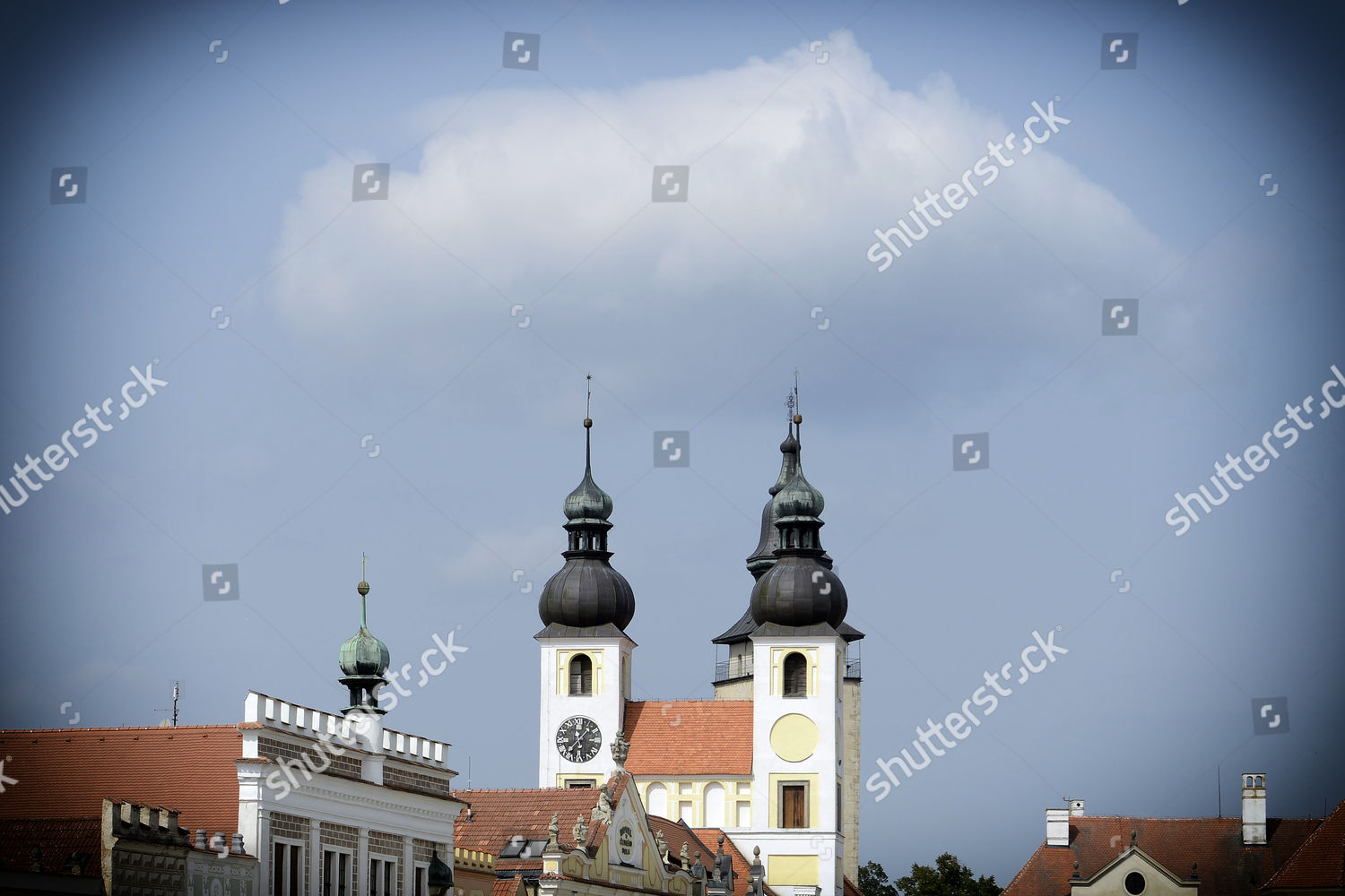 Originally Jesuit Church Telc Founded By Editorial Stock Photo - Stock ...