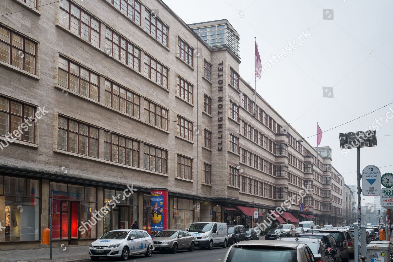 Facade Ellington Hotel Berlin Originally Called Editorial Stock Photo ...