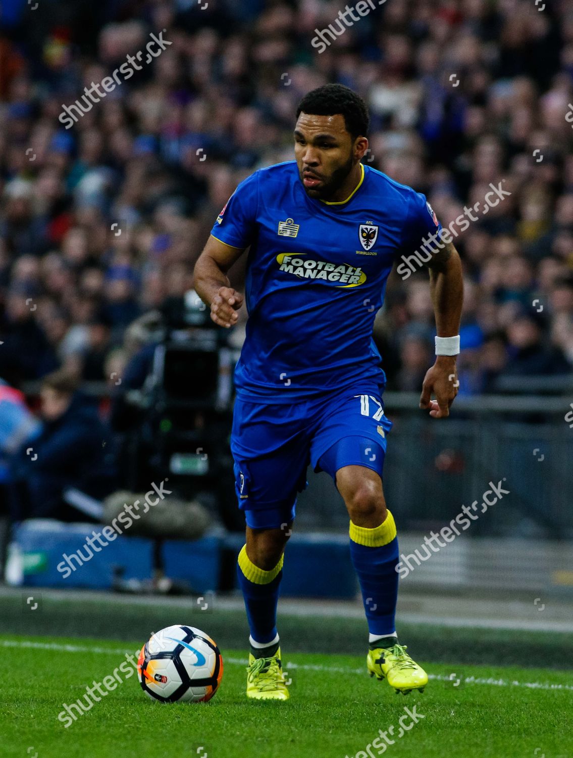 Andy Barcham Afc Wimbledon Editorial Stock Photo - Stock Image ...