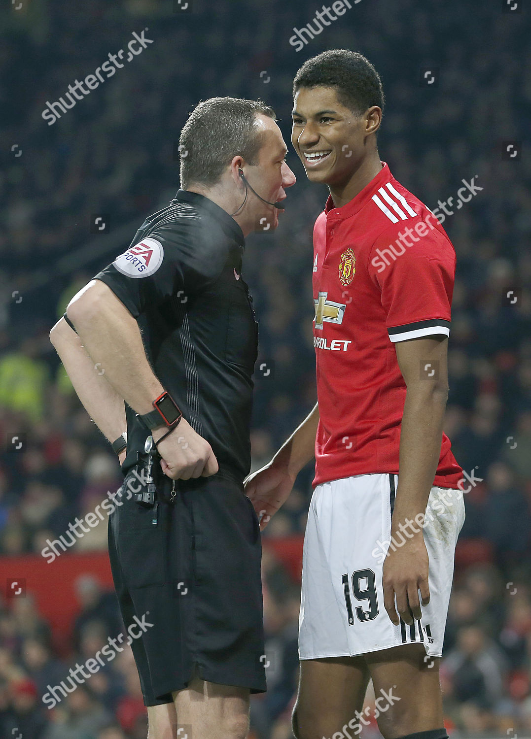 Marcus Rashford Manchester United Has Laugh Editorial Stock Photo ...