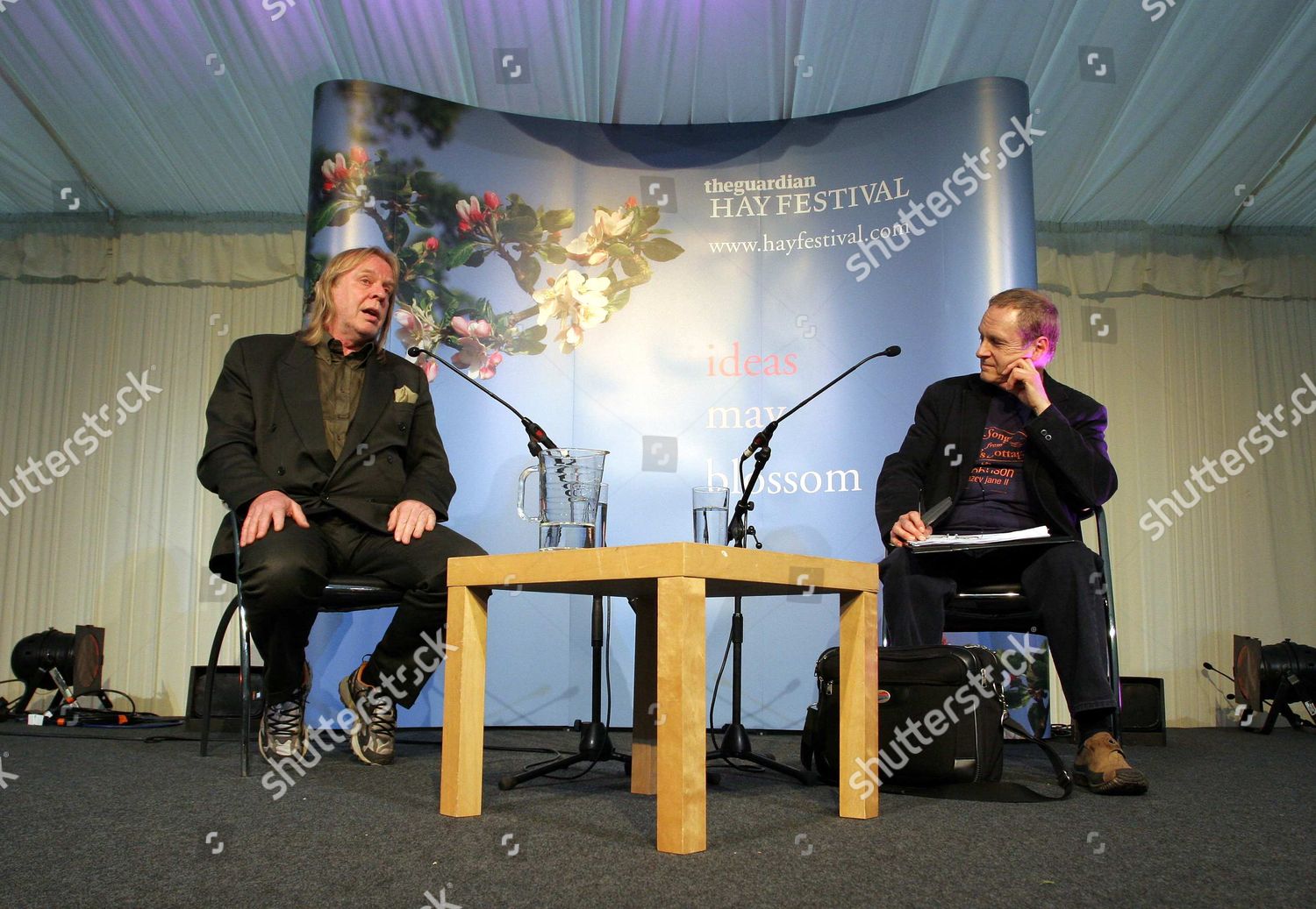 Rick Wakeman L Phil Rickman R Editorial Stock Photo - Stock Image ...