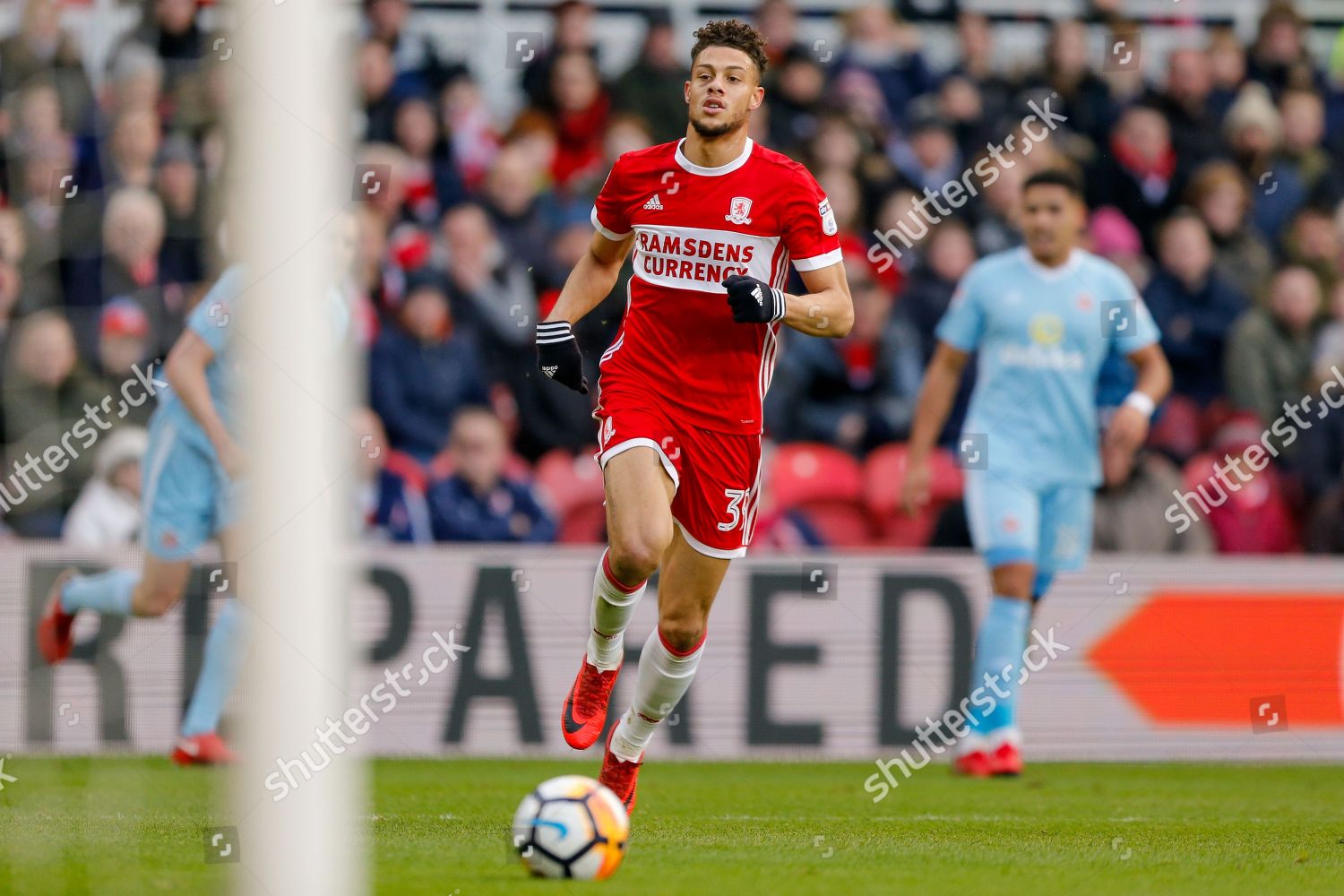 Middlesbrough Forward Rudy Gestede 39 Closes Editorial Stock Photo ...