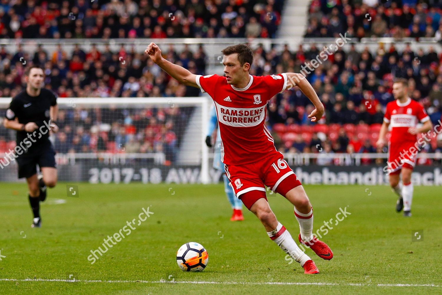 Middlesbrough Midfielder Jonathan Howson 16 Action Editorial Stock ...