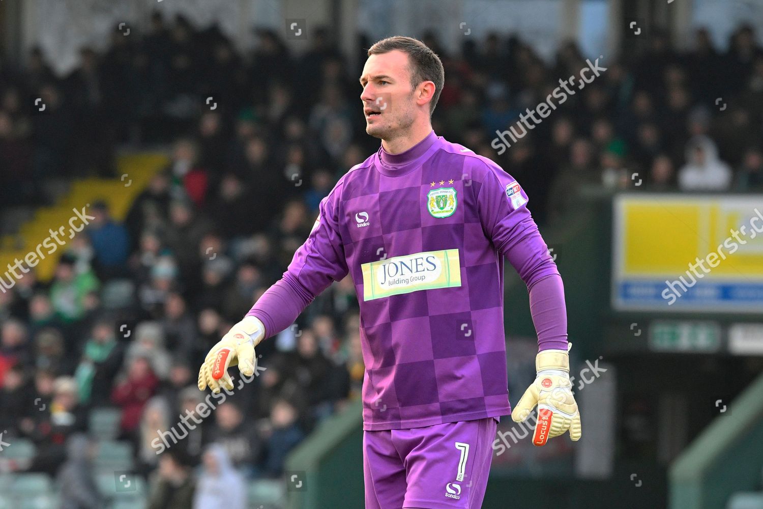 Artur Krysiak 1 Yeovil Town During Editorial Stock Photo - Stock Image ...