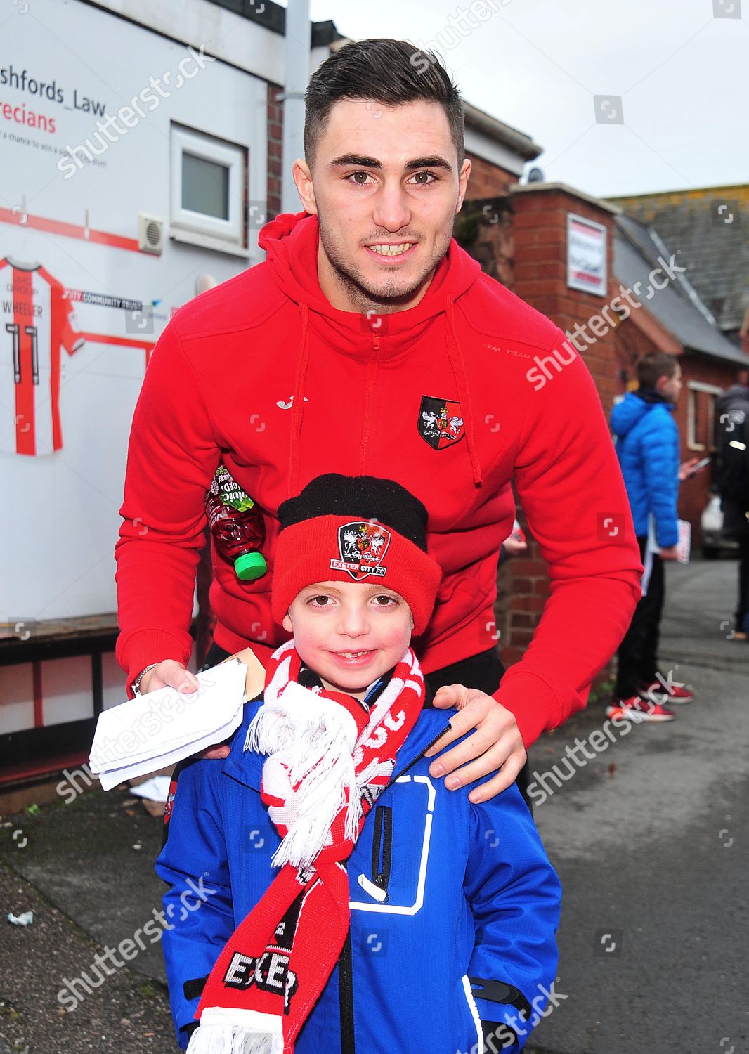 Jordan Mooretaylor Exeter City Poses Photo Editorial Stock Photo ...