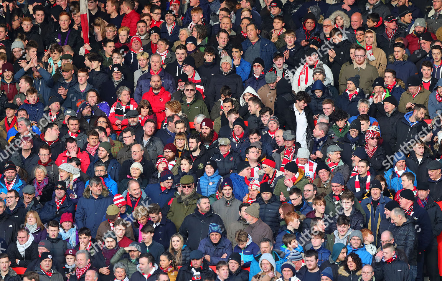 Exeter City Fans Red Legion During Editorial Stock Photo - Stock Image ...