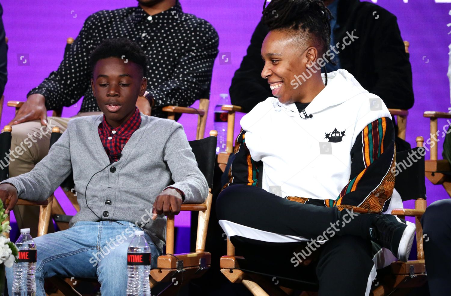 Alex R Hibbert Lena Waithe Creatorexecutive Editorial Stock Photo ...