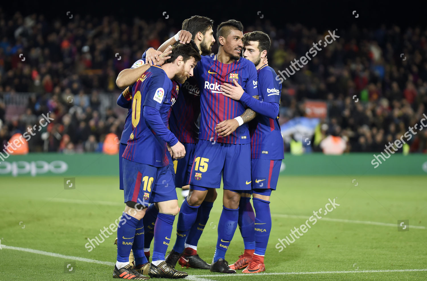 Lionel Messi Andre Gomes Jose Arnaiz Editorial Stock Photo - Stock ...