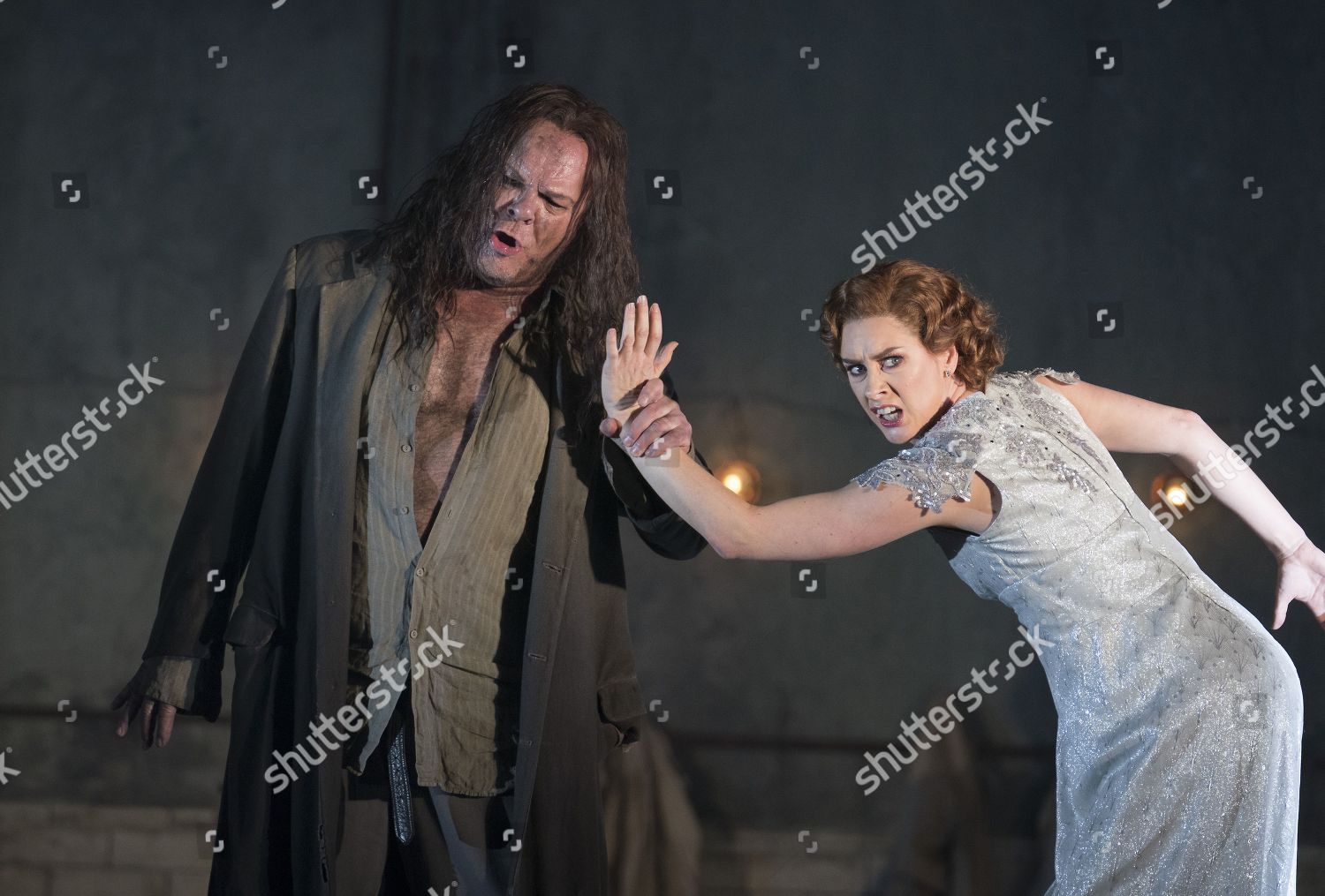 Michael Volle Jokanaan Malin Bystrom Salome Editorial Stock Photo ...