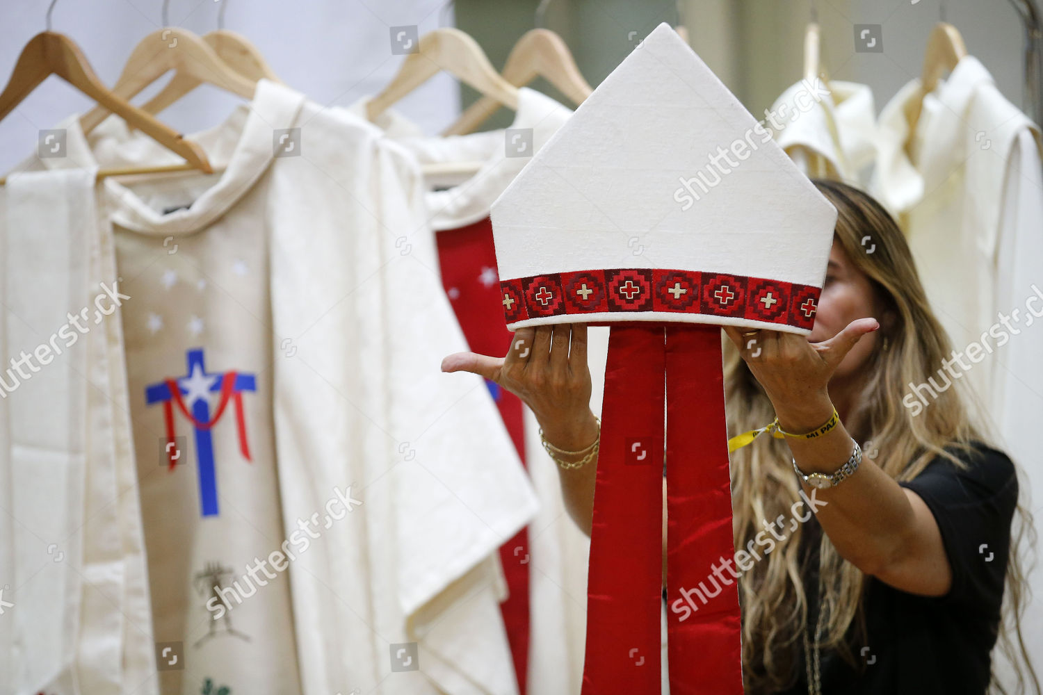 Mitre Which Pope Francis Will Use Editorial Stock Photo - Stock Image ...