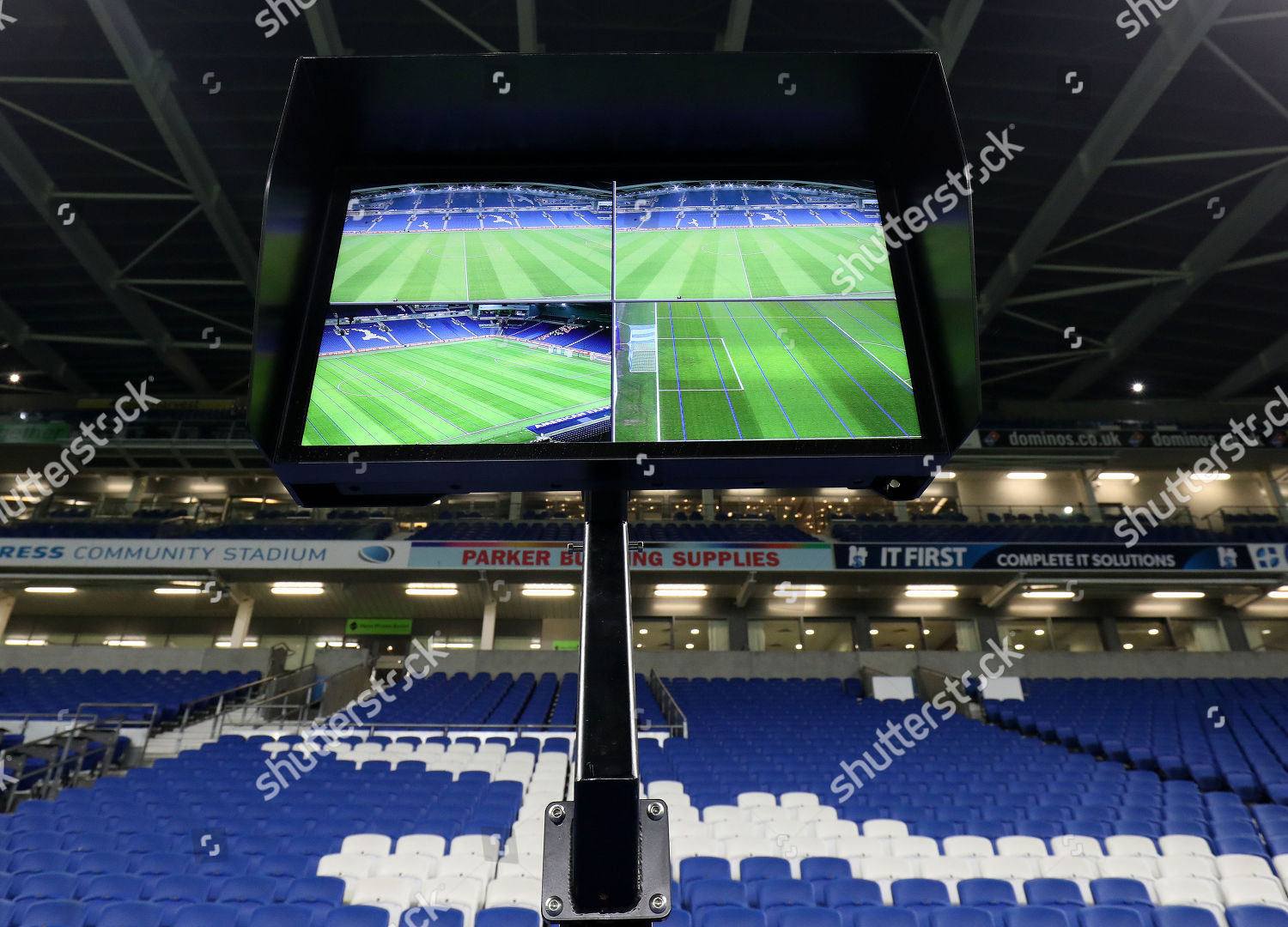 Var Video Assistant Referee System Seen Editorial Stock Photo - Stock ...