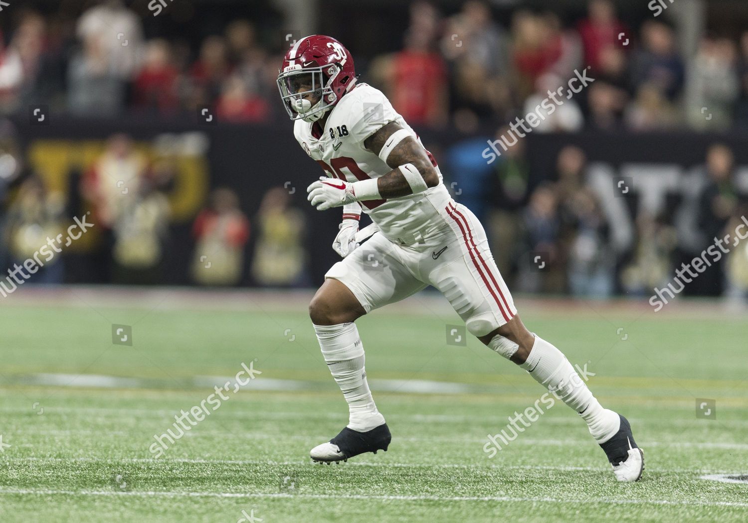 Alabama Linebacker Mack Wilson 30 During Editorial Stock Photo - Stock ...
