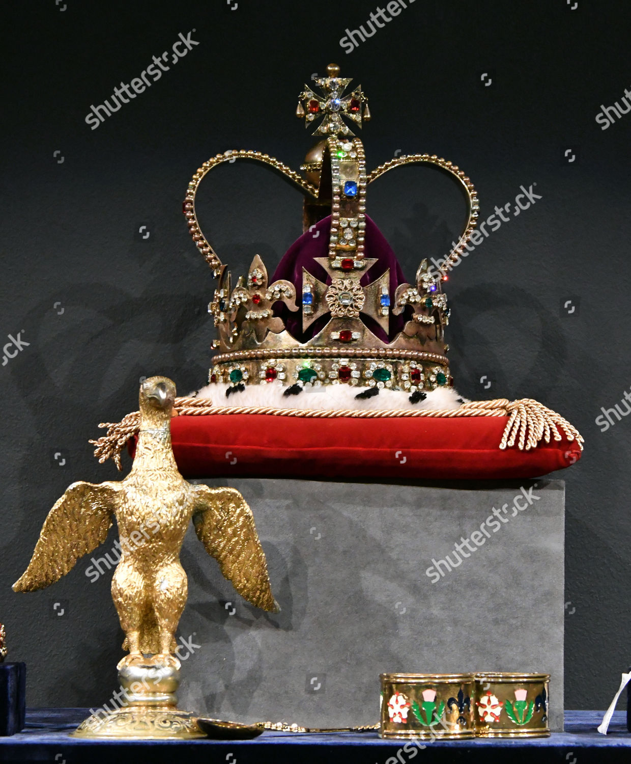 Replica Set British Crown Jewels Made Editorial Stock Photo - Stock ...