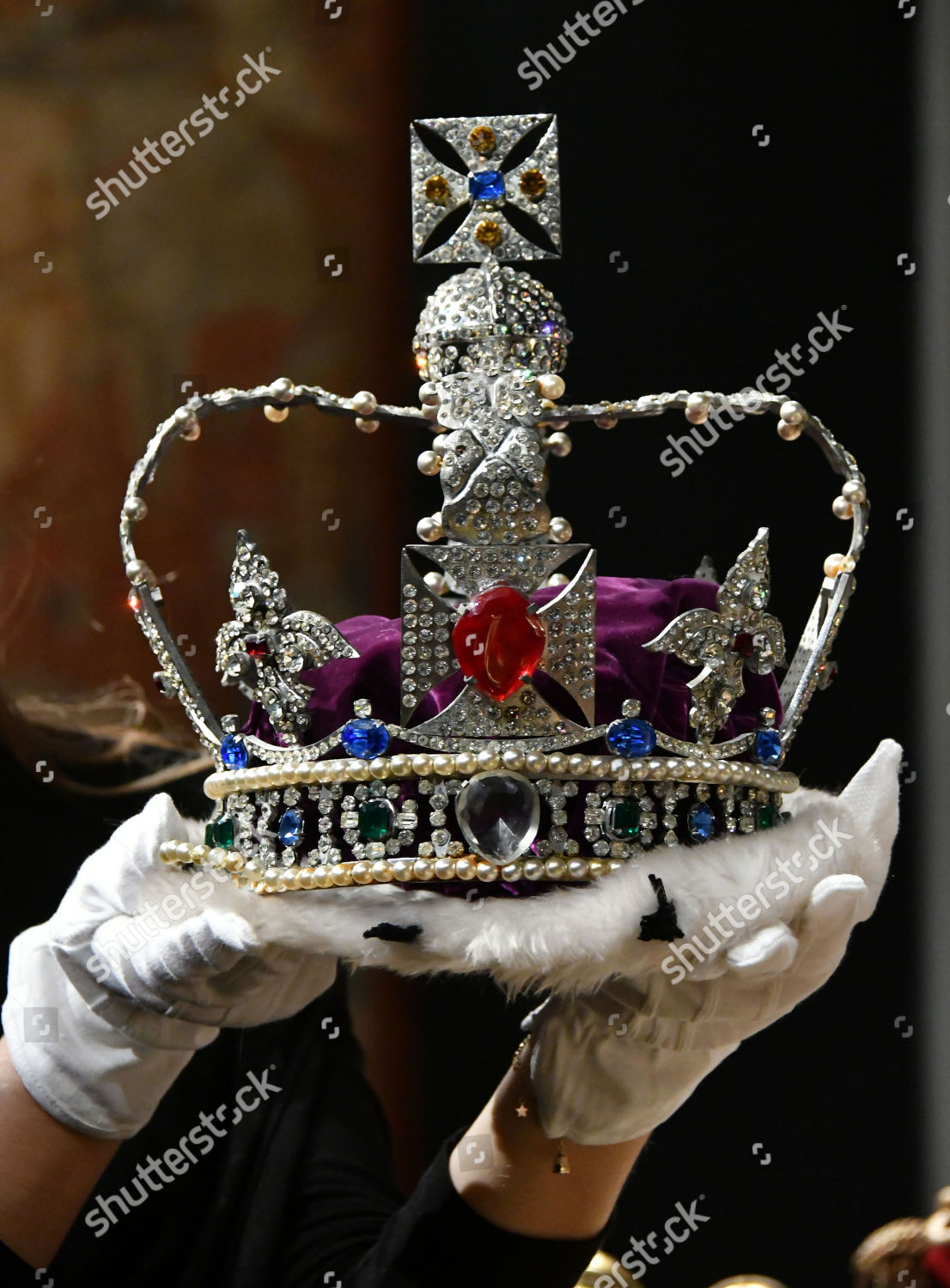 Replica Set British Crown Jewels Made Editorial Stock Photo - Stock ...