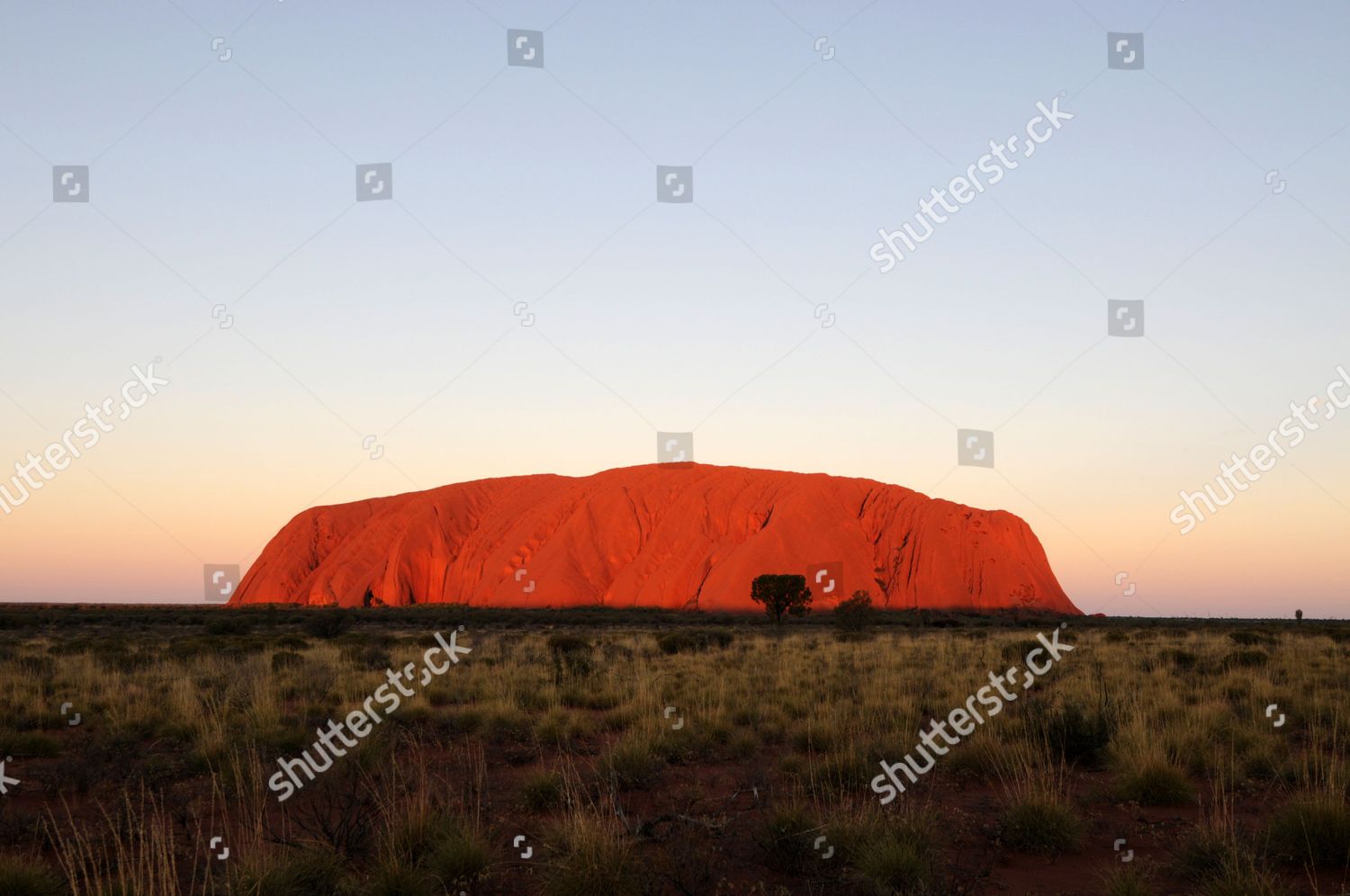 Changing Colours Uluru Ayers Rock Uluru Editorial Stock Photo - Stock ...
