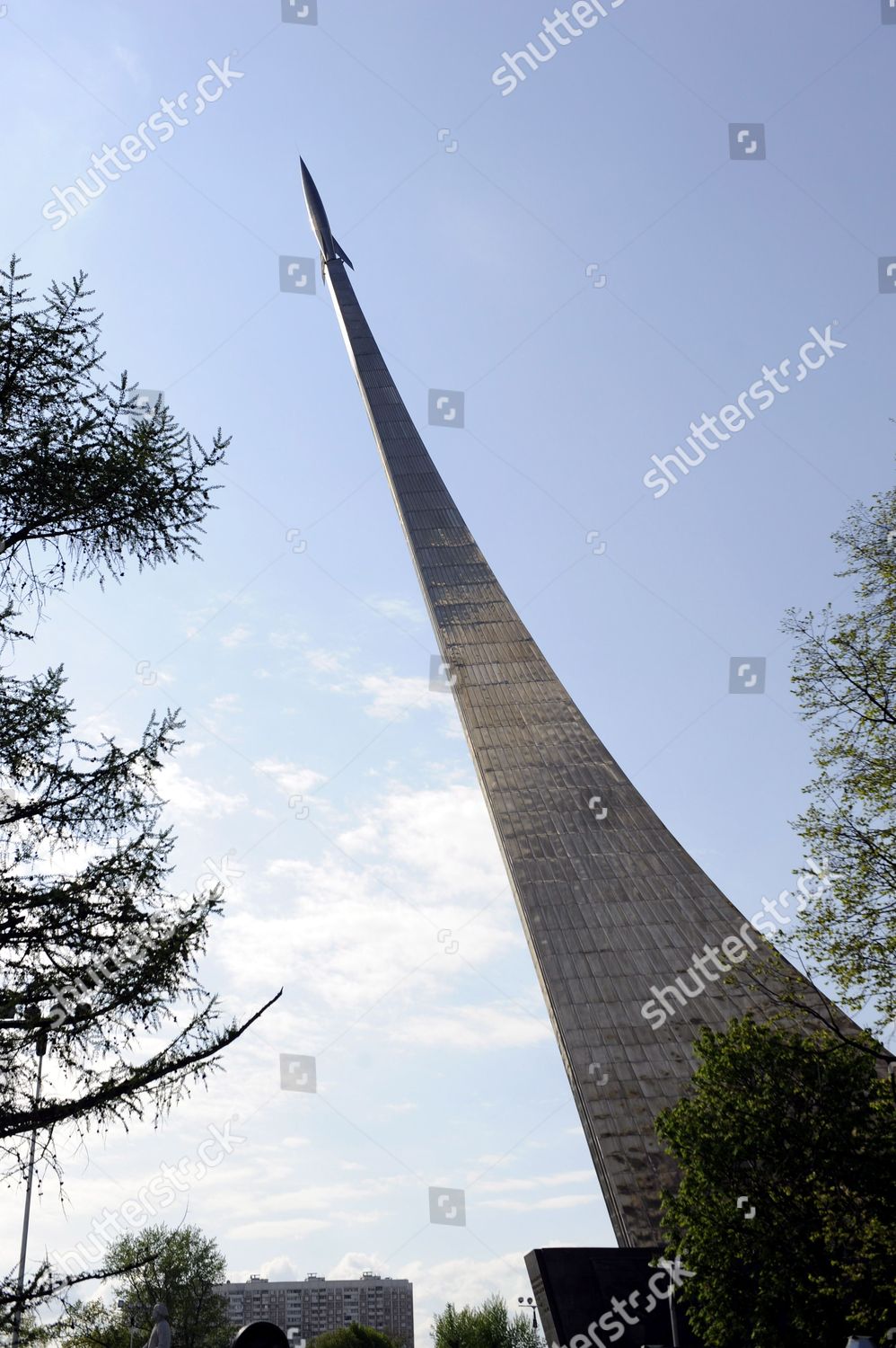 Muscovite Monument Cosmonauts Memorial Moscow Russia Editorial Stock ...
