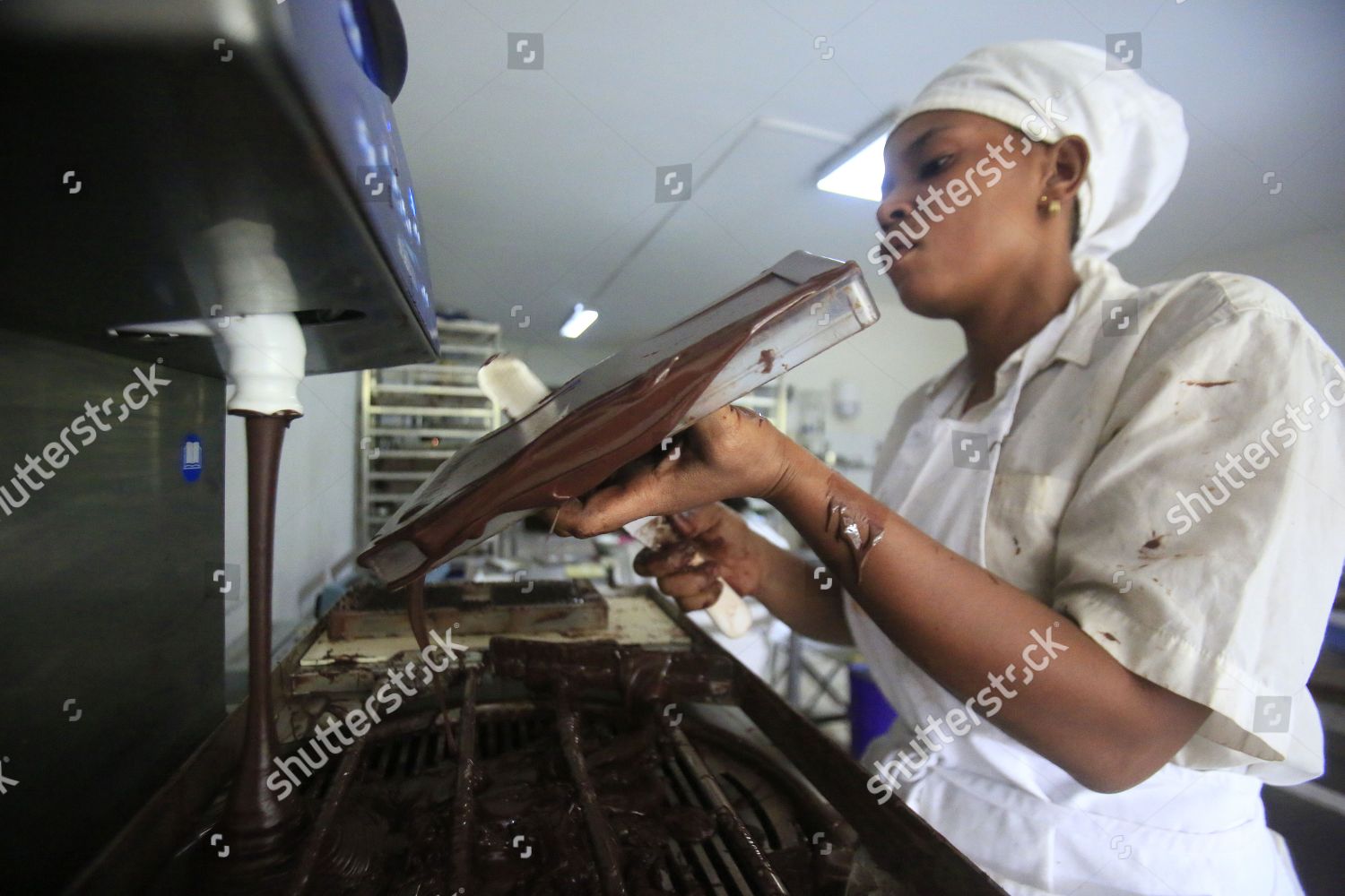 Employee Chocolate Factory Mon Choco Work Editorial Stock Photo - Stock ...