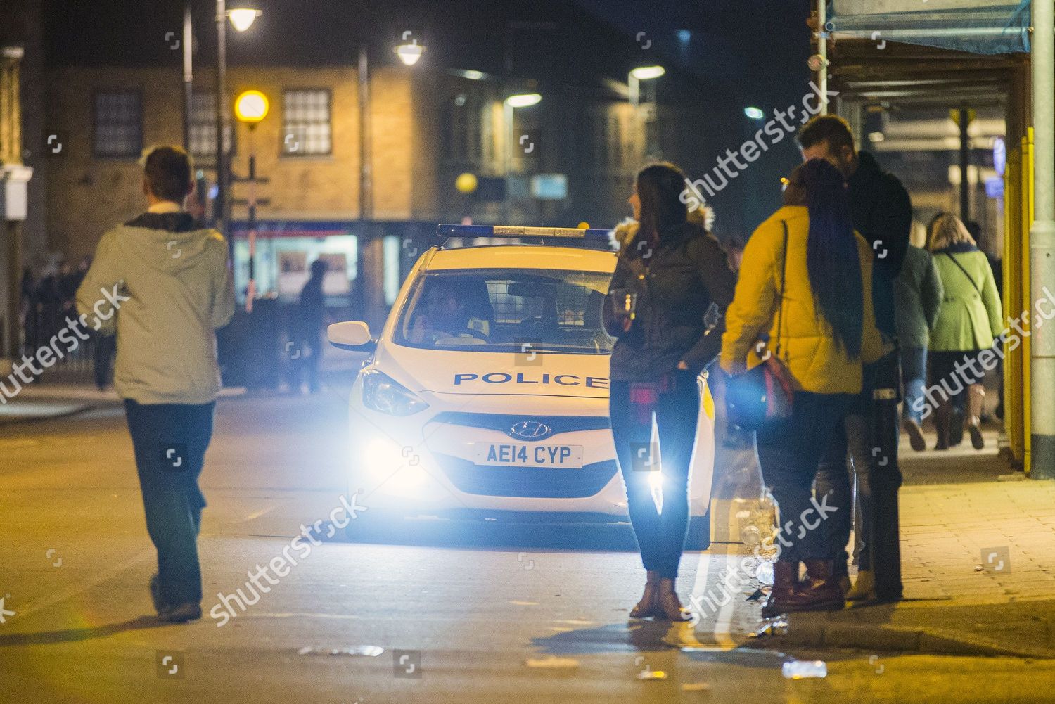 Police Officers Outside Kebab Shop On Editorial Stock Photo - Stock ...