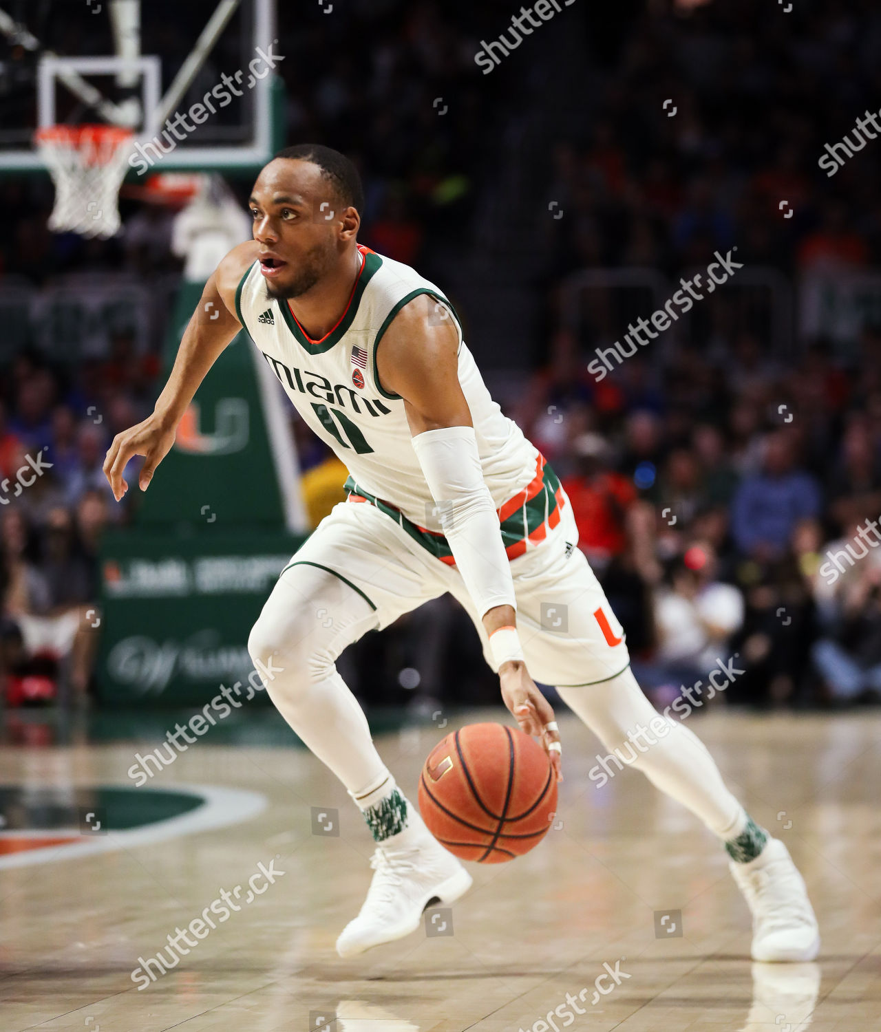 Miami Hurricanes Guard Bruce Brown Jr Editorial Stock Photo - Stock ...
