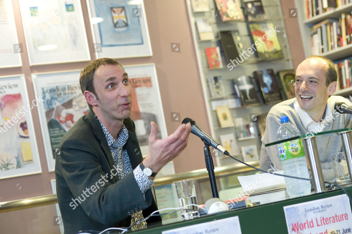 Will Self Fellow Author Nicholas Blincoe Editorial Stock Photo - Stock ...
