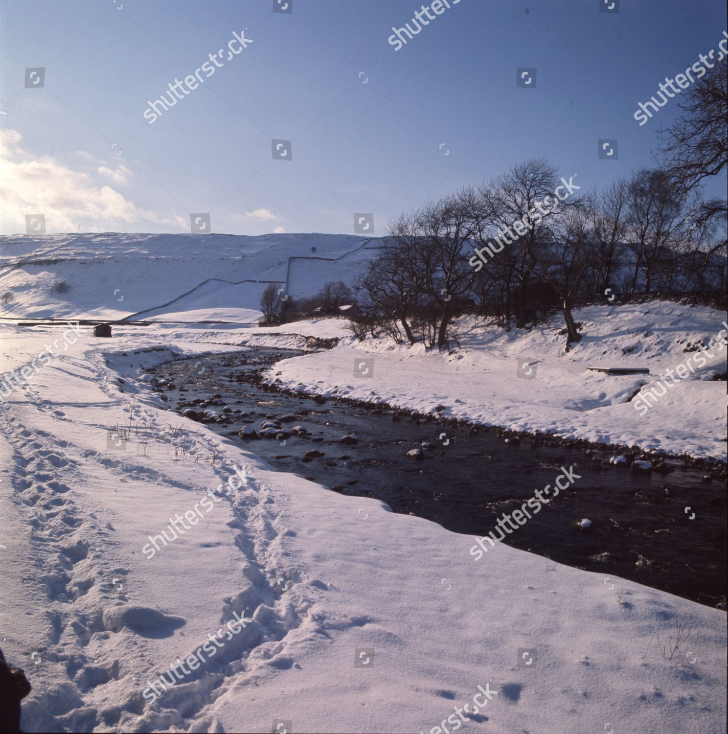 Snow Scenes Arncliffe Dales Location Used Editorial Stock Photo - Stock ...