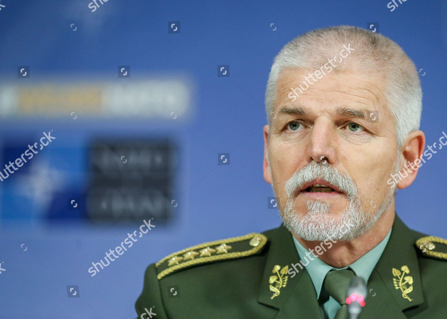 Czech General Petr Pavel Chairman Nato Editorial Stock Photo - Stock ...