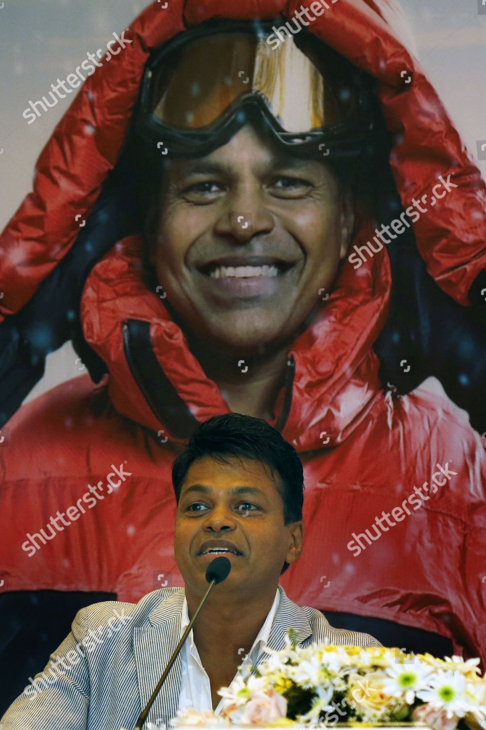 Sri Lankan Mountaineer Johann Peiris Announces Editorial Stock Photo ...