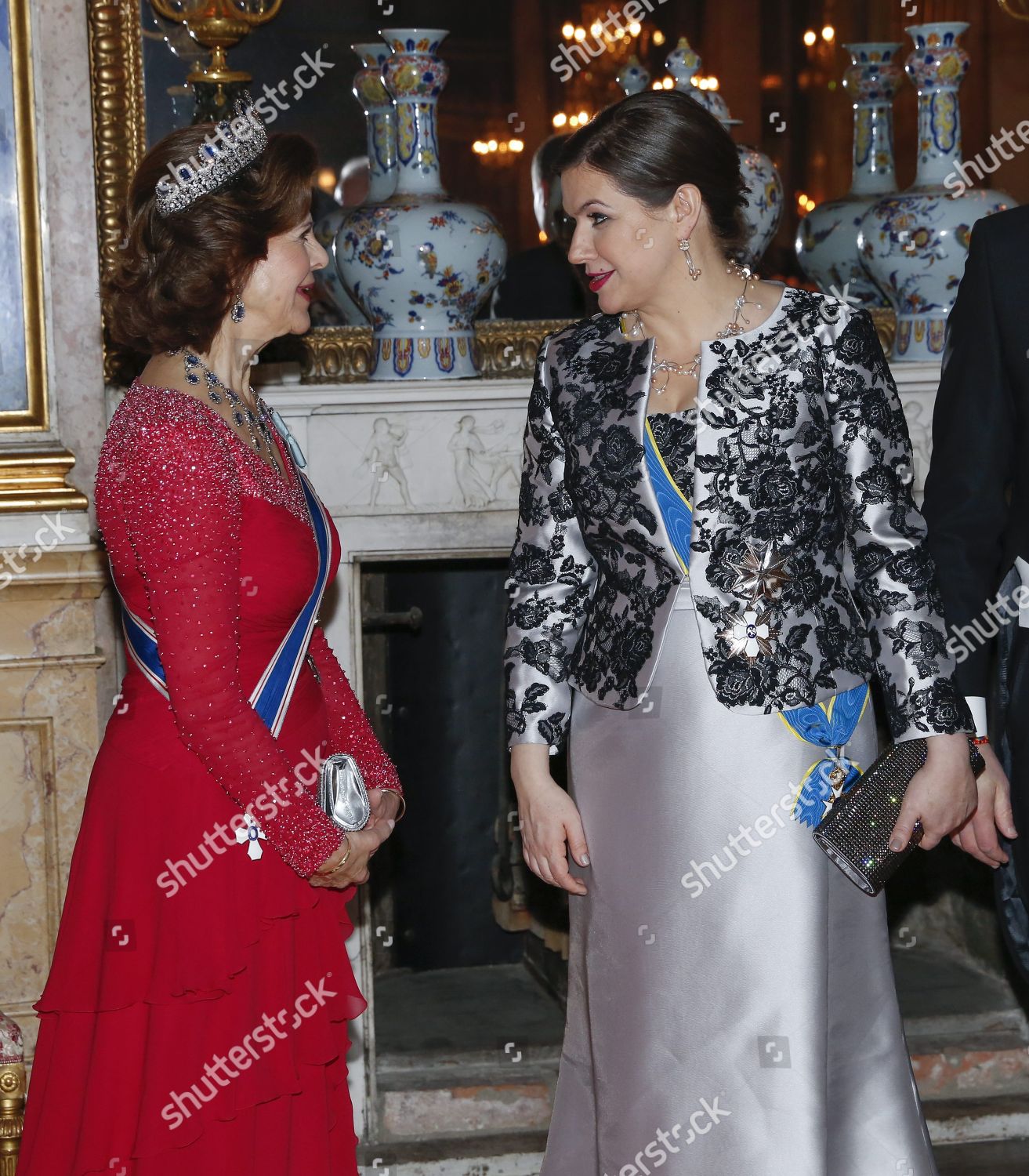 Queen Silvia Eliza Jean Reid Banquet Editorial Stock Photo - Stock ...