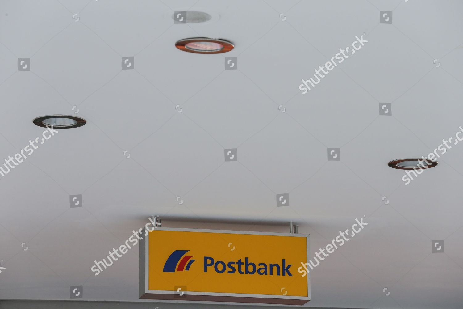 Logo Postbank Outside Postbank Office Frankfurt Editorial Stock Photo ...