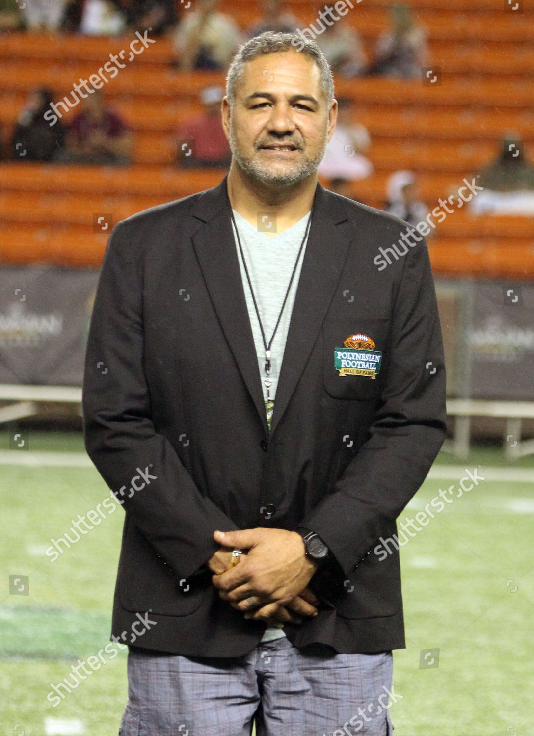 Polynesian Football Hall Fame Inductee Kimo Editorial Stock Photo ...