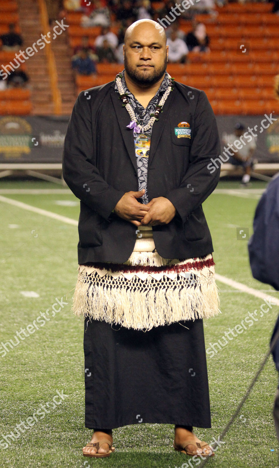 Polynesian Football Hall Fame Inductee Maake Editorial Stock Photo ...