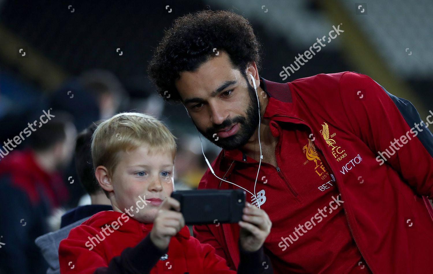 Mohamed Salah Liverpool Poses Selfie He Editorial Stock Photo - Stock ...