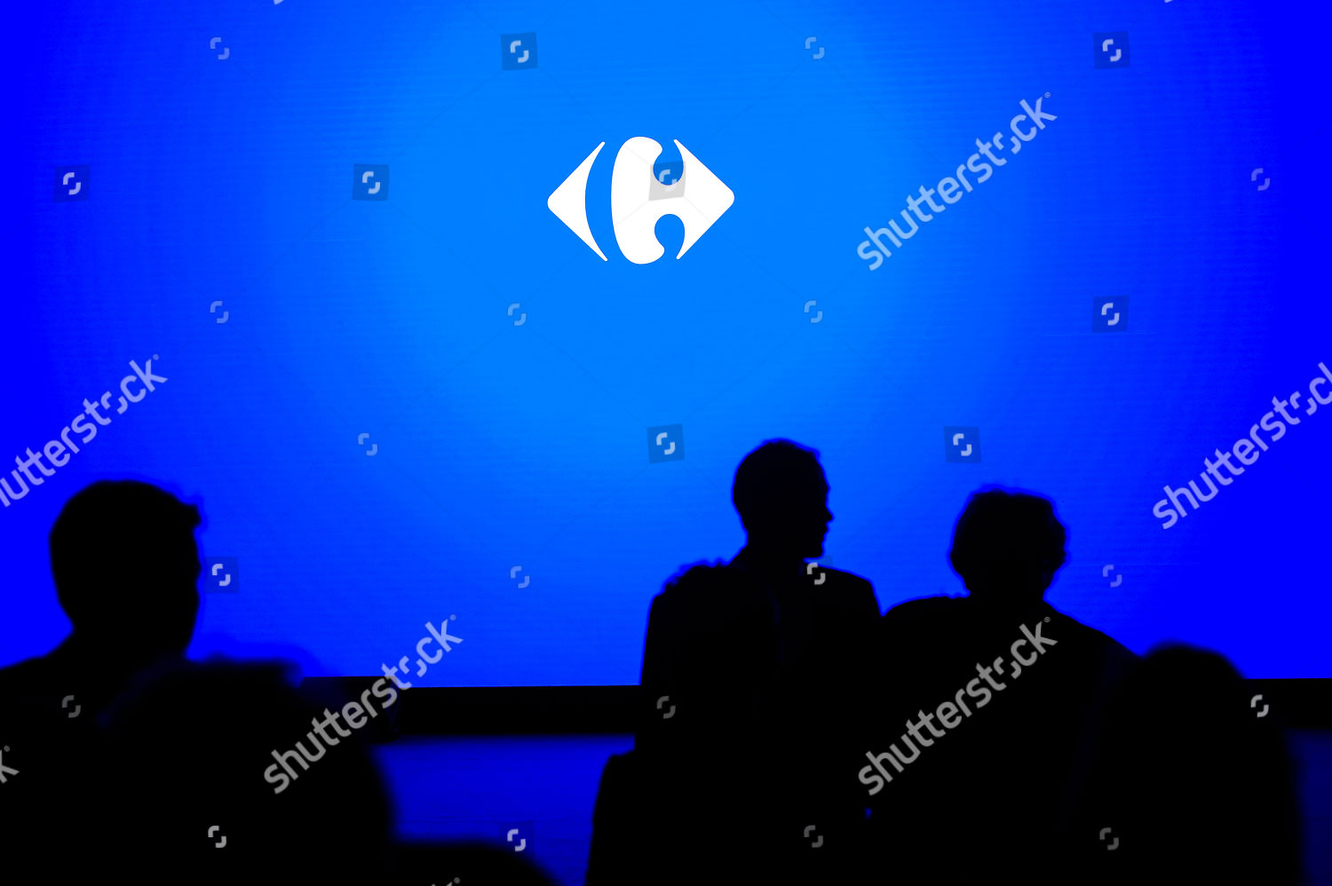 Journalists Carrefour Retailer Group Staff Members Editorial Stock ...
