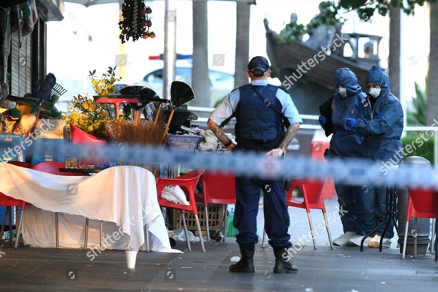 Nsw Police Forensic Services Officers Attend Editorial Stock Photo ...