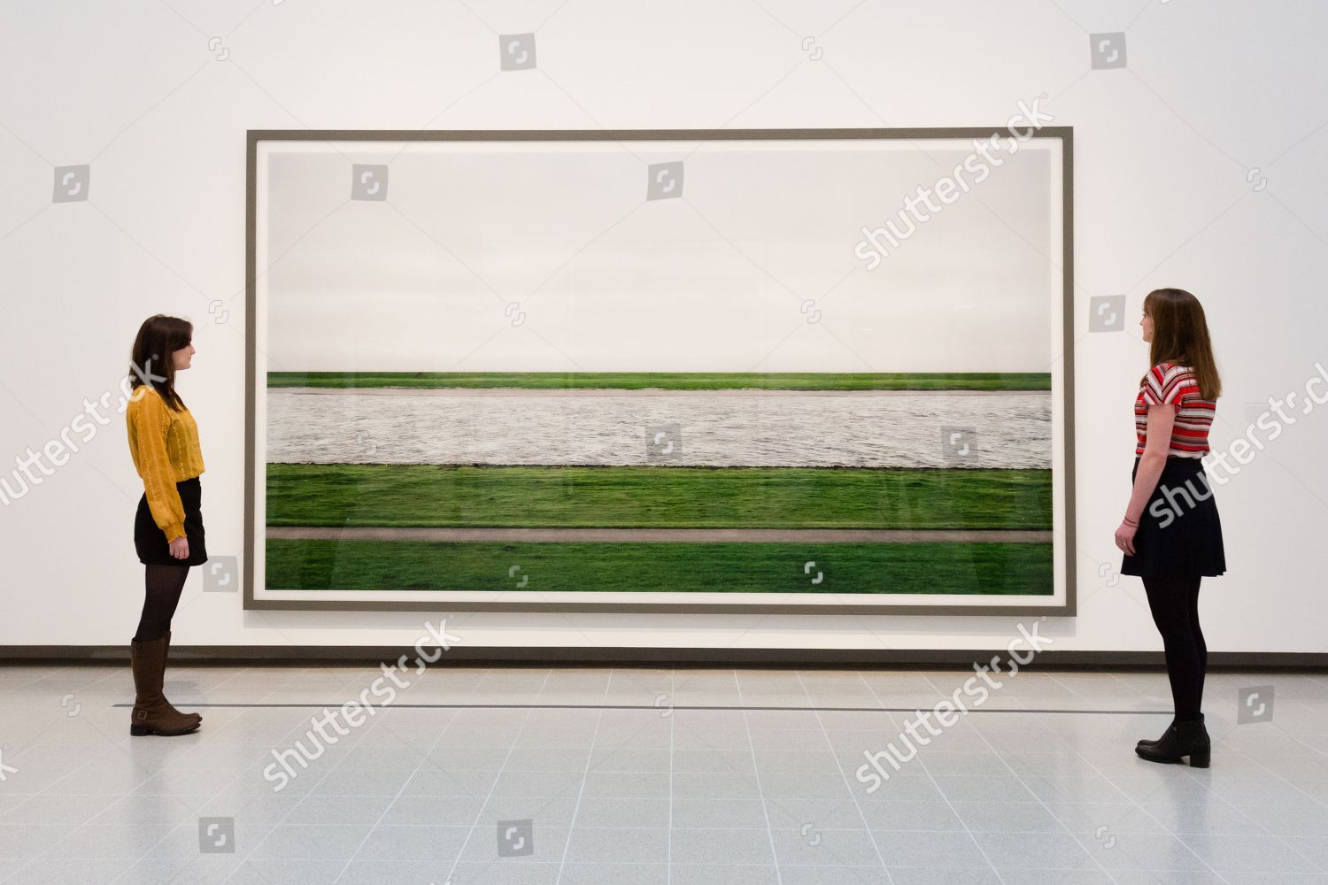 Andreas Gursky Rhine Ii 1999 Editorial Stock Photo - Stock Image ...