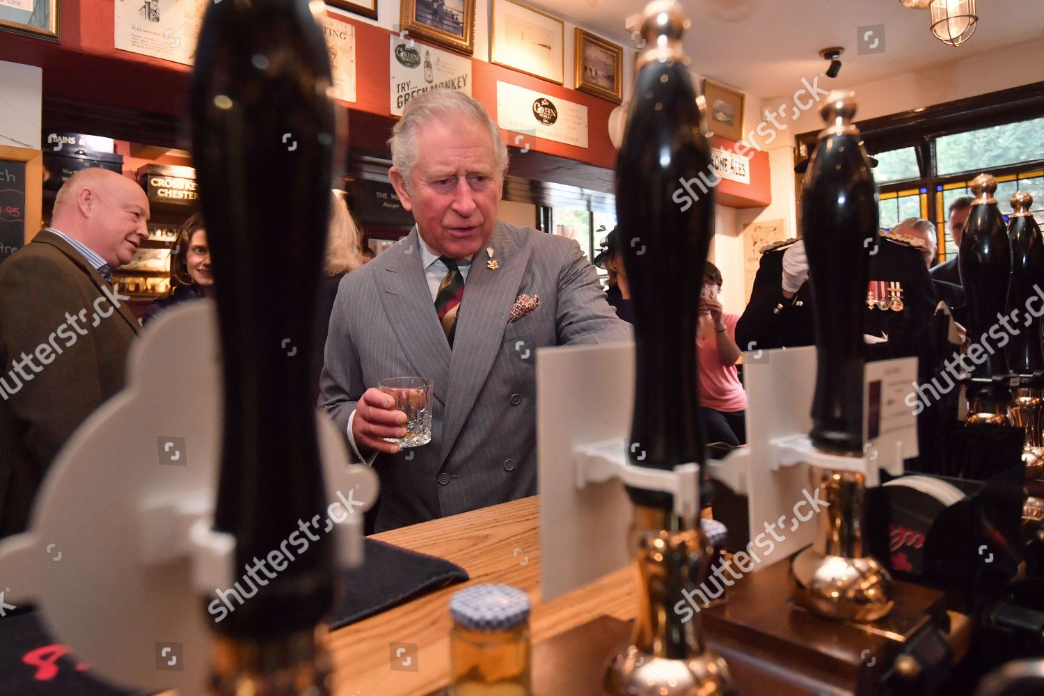 Prince Charles Chooses Drink Prince Charles Editorial Stock Photo ...