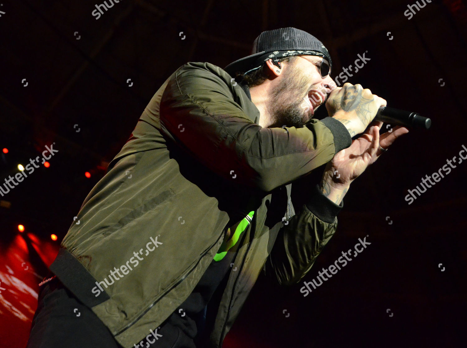 Lead Singer M Shadows Band Avenged Editorial Stock Photo - Stock Image ...