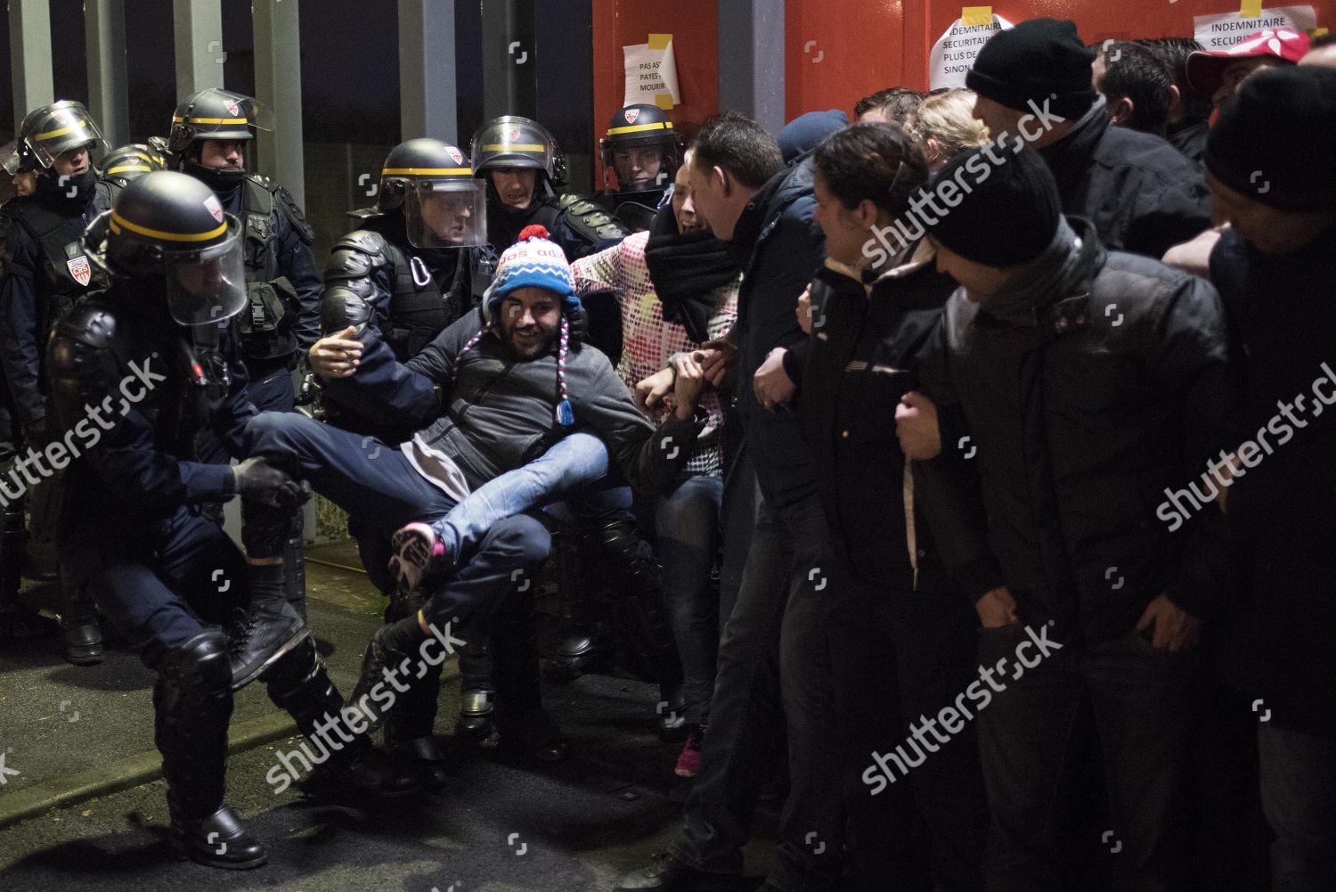Prison Guards Demonstrate Part Nationwide Movement Editorial Stock ...