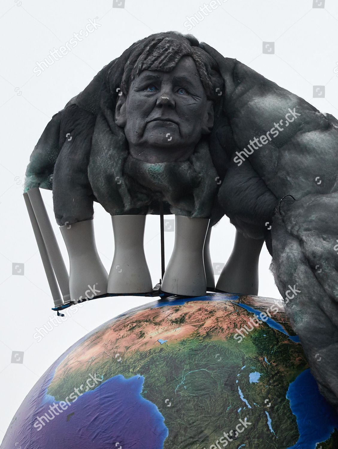 Installation Shape Cloud Smoke German Chancellor Editorial Stock Photo ...
