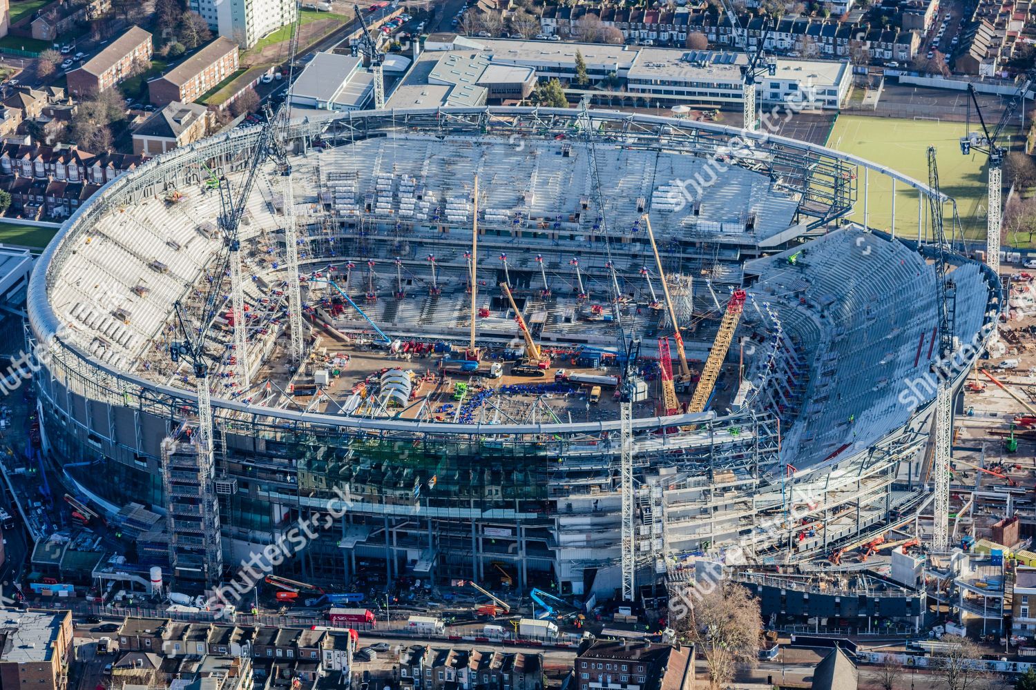 Redevelopment White Hart Lane Stadium Tottenham Editorial Stock Photo ...