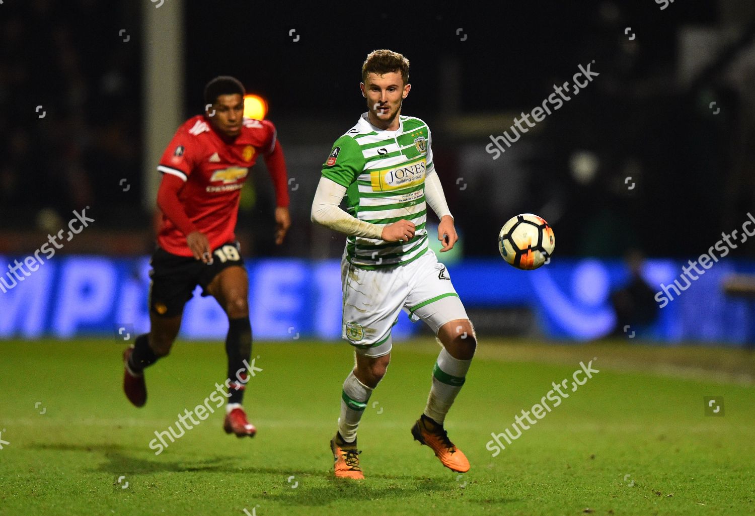 Thomas James 23 Yeovil Town During Editorial Stock Photo - Stock Image ...