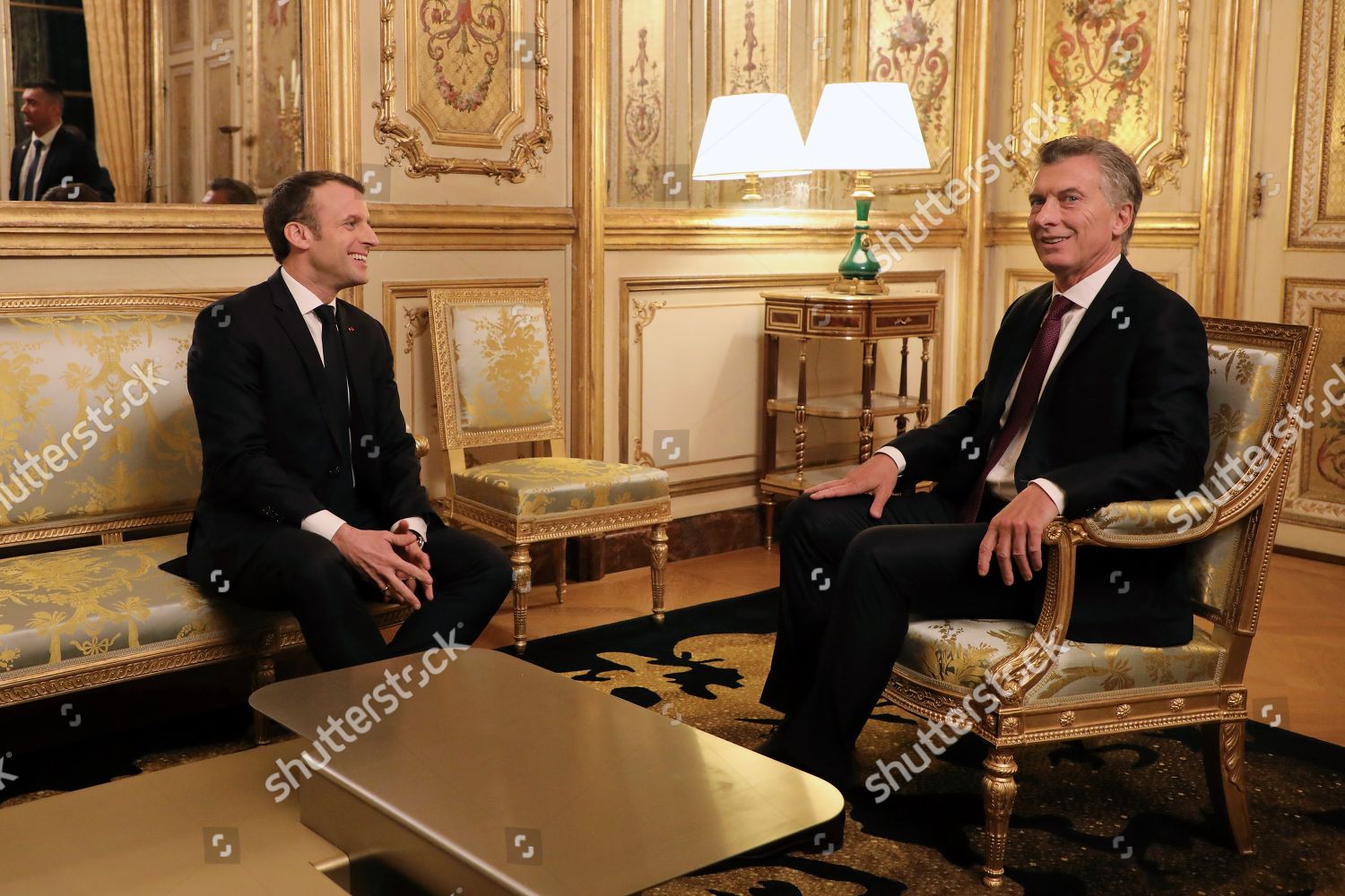 Emmanuel Macron Mauricio Macri Editorial Stock Photo - Stock Image ...