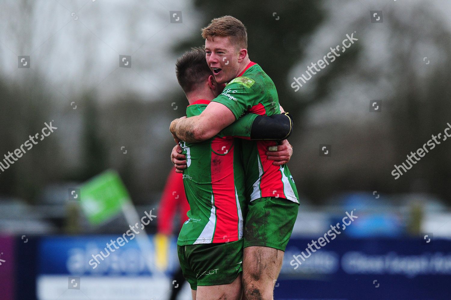 Try Celebrations Matt Shepherd Plymouth Albion Editorial Stock Photo ...