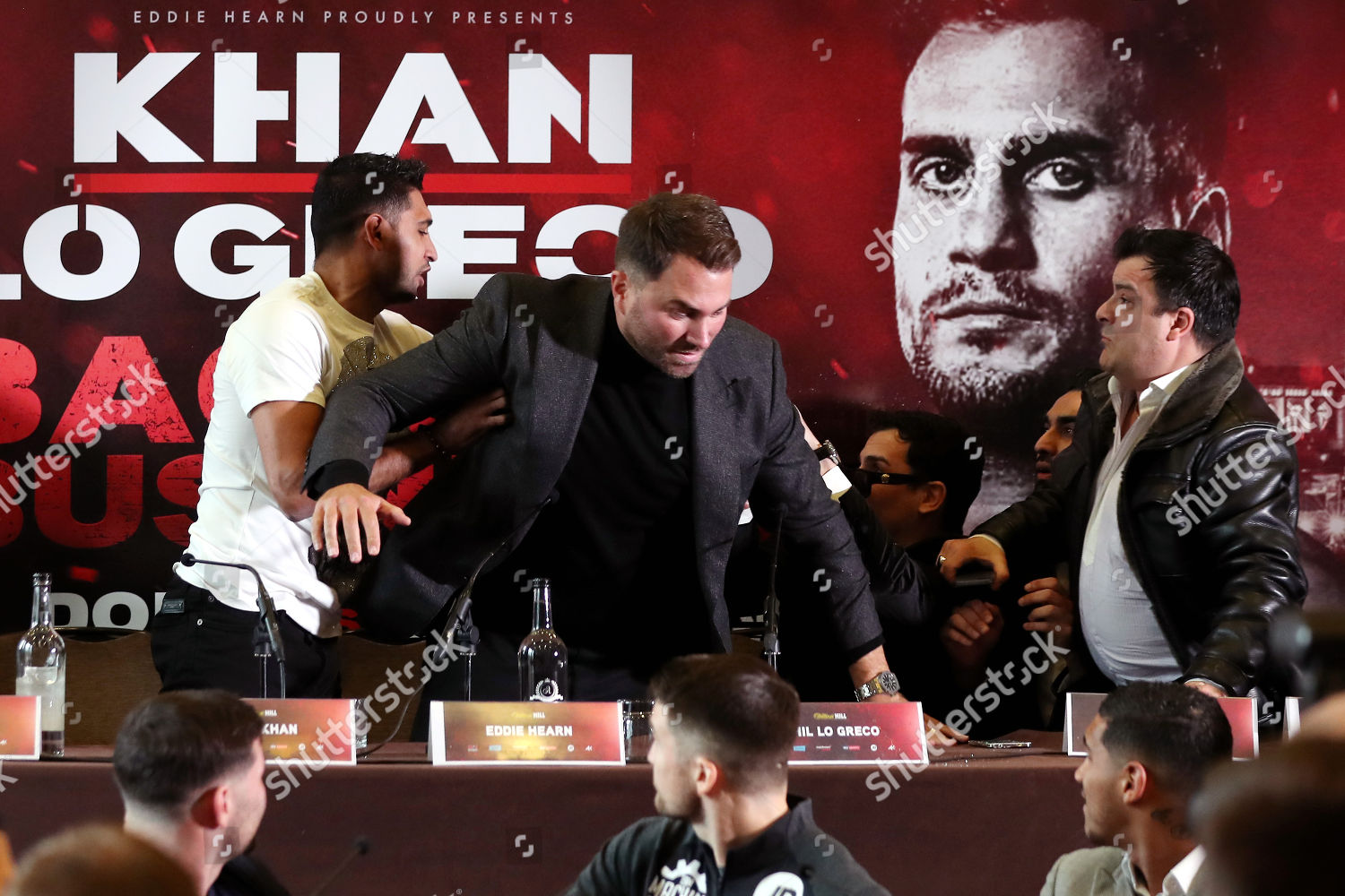 Amir Kahn Confronts Opponent Phil Lo Editorial Stock Photo - Stock ...