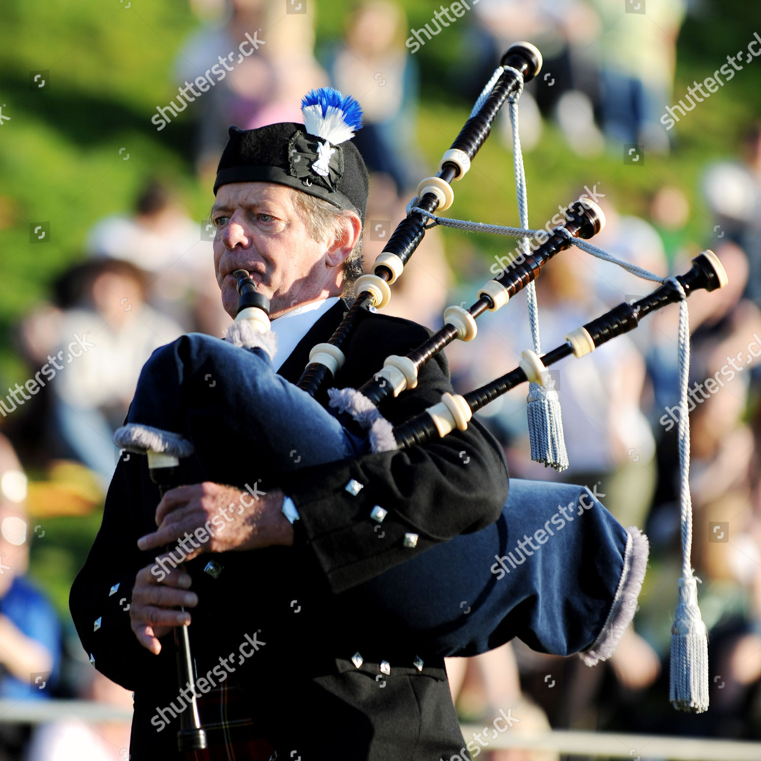 Band Member Plays Bagpipes During Opening Editorial Stock Photo - Stock ...